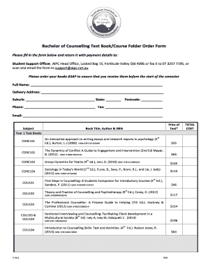 Fillable Online aipc net Bachelor of Counselling Text Book/Course ...