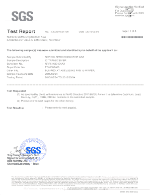 Fillable Online 04 :13 CST Signature Not Verified For Question, Please Contact with SGS www Fax ...