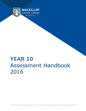 Fillable Online Assessment Handbook 2016 - bmccwdbbbbcatholicbbedubau ...
