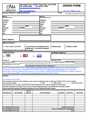 Fillable Online Company Policy - CNA Medical Fax Email Print - pdfFiller