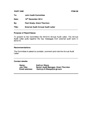 Fillable Online surrey-pcc gov External Audit Annual Audit Letter ...