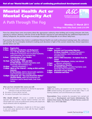 Fillable Online Mental Health Act or Mental Capacity Act - Andrew Sims ...