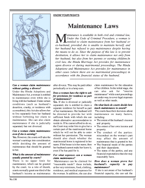 Fillable Online Maintenance Laws Fax Email Print - pdfFiller