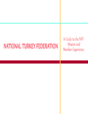 Fillable Online View the membership brochure - National Turkey ...