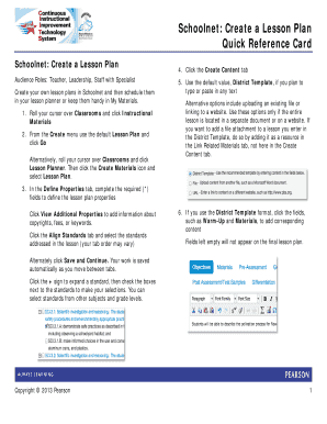 Fillable Online Schoolnet: Create a Lesson Plan Fax Email Print - pdfFiller