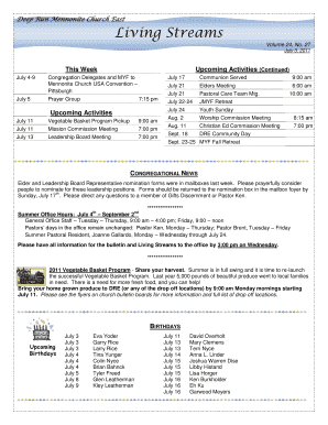 Fillable Online deepruneast Deep Run Mennonite Church East - Deep Run ...