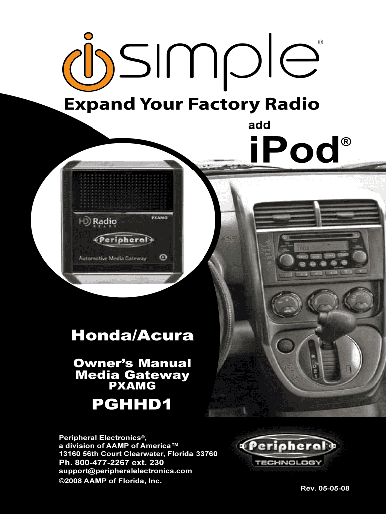 Fillable Online Expand Your Factory Radio iPod - pac-audiocom Fax Email ...