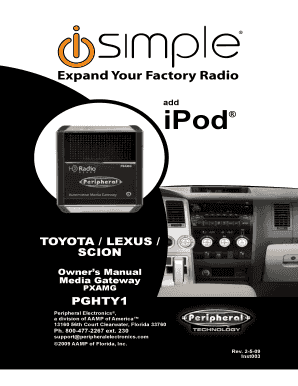 Fillable Online TOYOTA LEXUS Fax Email Print - pdfFiller