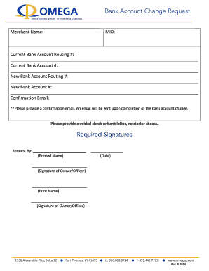 Fillable Online Current Bank Account Routing # Fax Email Print - pdfFiller