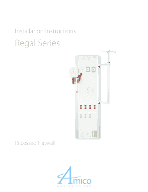 Amico Regal Series Headwall Fw19fl Ds Gen P Installation Guide - Fill ...