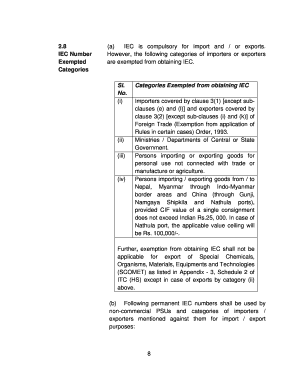 Fillable Online IEC Number Fax Email Print - pdfFiller