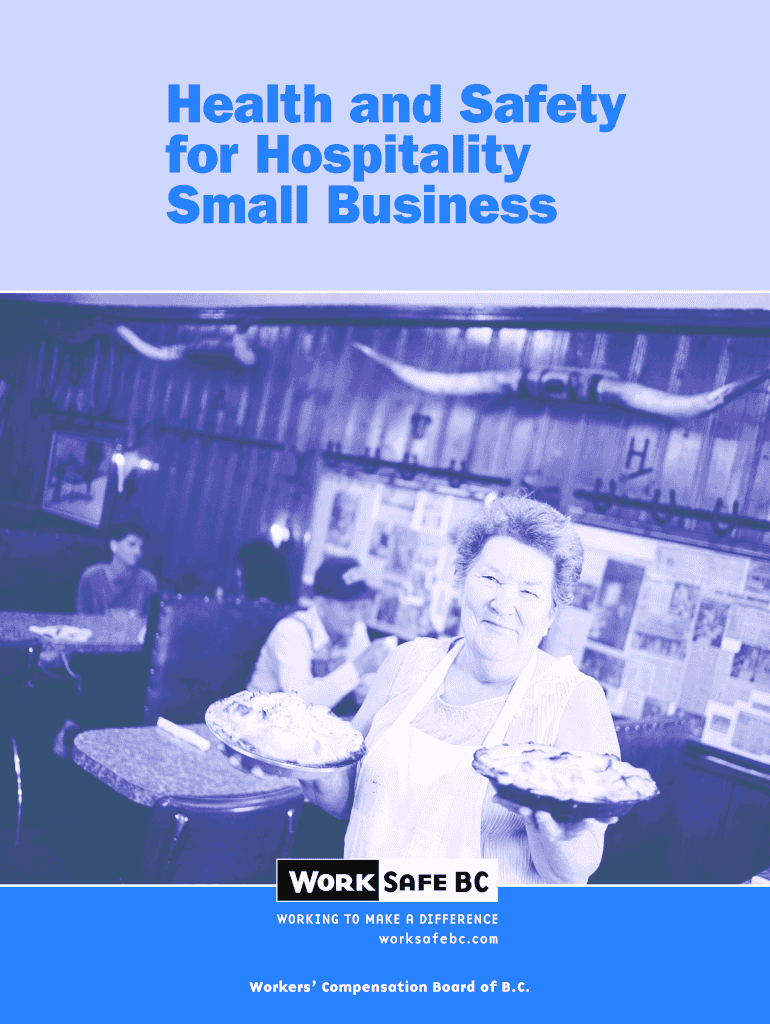 Fillable Online Health and Safety for Hospitality Small Business Guide ...
