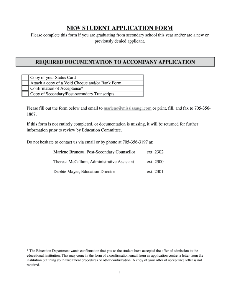 Fillable Online REQUIRED DOCUMENTATION TO ACCOMPANY APPLICATION ...