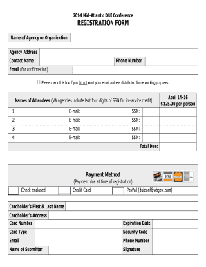 Fillable Online Registration form - City of Virginia Beach Fax Email Print - pdfFiller