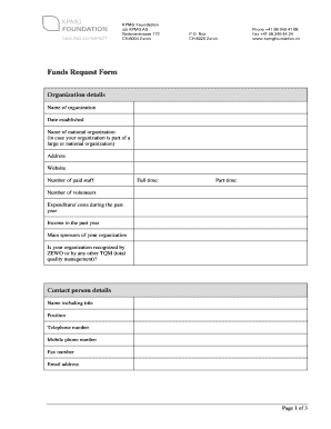 Fillable Online Funds Request Form - KPMG Fax Email Print - pdfFiller