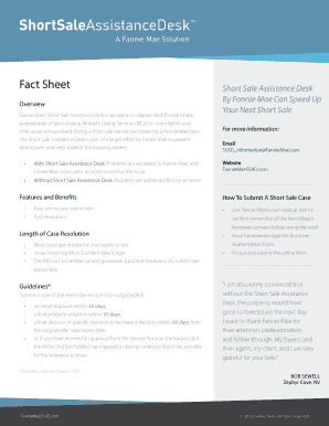 Fillable Online Fact Sheet Overview Fannie Mae Fax Email Print - pdfFiller