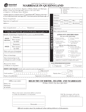 Fillable Online Marriage Certificate Application Form - Download here - Angelfire Fax Email ...