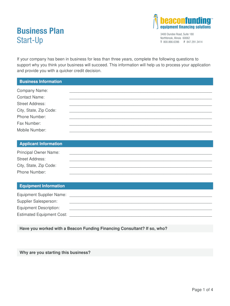 Printable Startup Business Plan Template Printable Templates