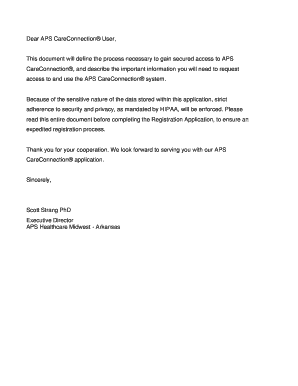 Fillable Online User Access Form - APS Healthcare Fax Email Print ...