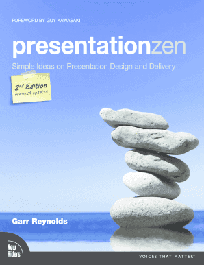 Fillable Online for Presentation Zen: Simple Ideas on Presentation ...
