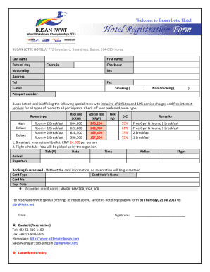 Fillable Online Hotel Registration_Form Fax Email Print - pdfFiller