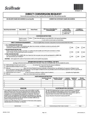 Fillable Online DIRECT CONVERSION REQUEST Fax Email Print - pdfFiller
