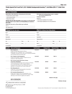 Fillable Online BDI-2 - Children's Medical Services Fax Email Print ...