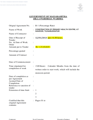 Fillable Online zp wardha tender form Fax Email Print - pdfFiller