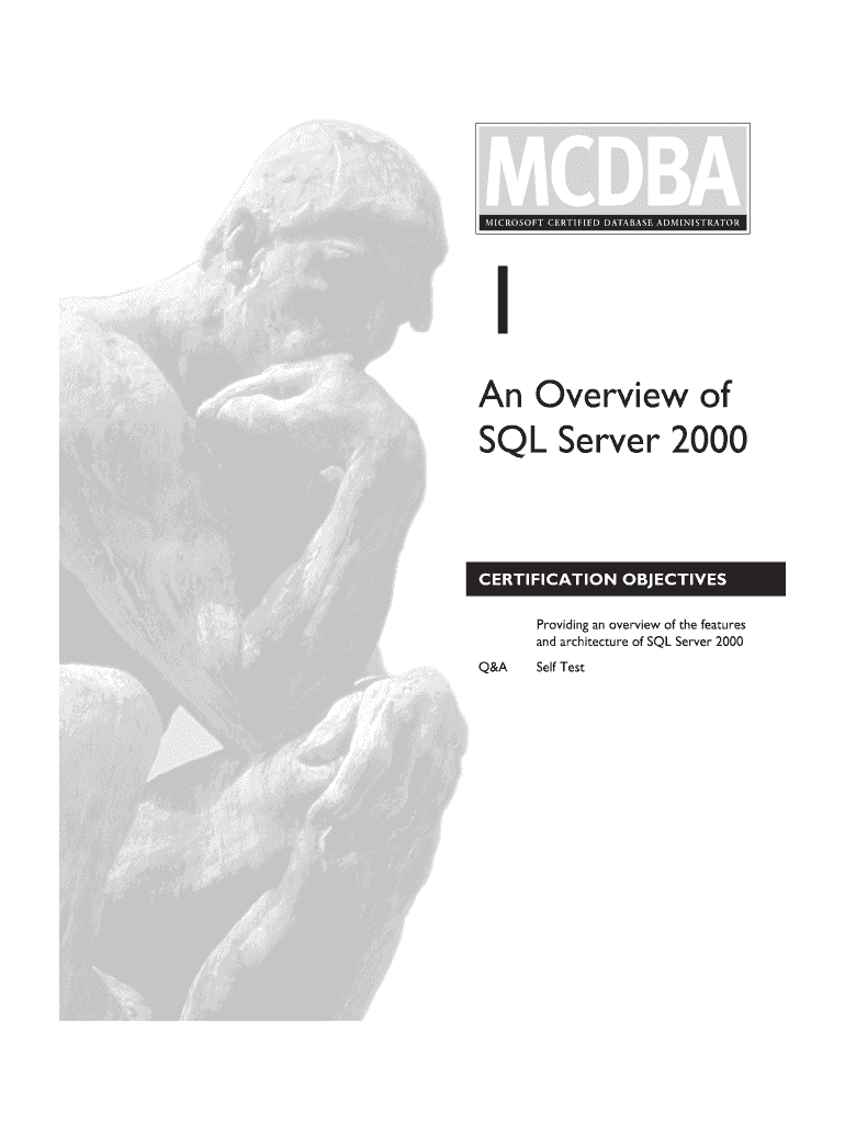 Fillable Online An Overview of SQL Server 2000 Fax Email Print - pdfFiller