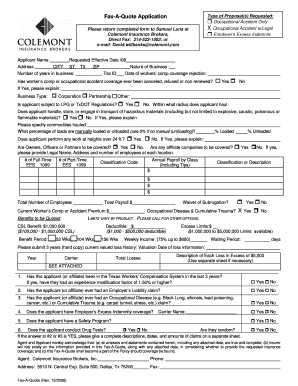 Fillable Online PEI bApplicationb-Fax A Quote - AmWINS Fax Email Print - pdfFiller