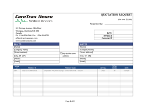 Fillable Online Quotation Request Form V2 Fax Email Print - pdfFiller