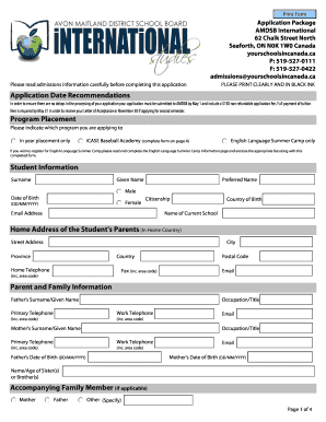 Fillable Online icase homestay form Fax Email Print - pdfFiller