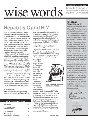 Fillable Online Hepatitis C and HIV - CD8 T cells - The Body Fax Email ...