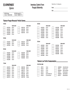Fillable Online Pangea Deformity ICP (PDF) Fax Email Print - pdfFiller