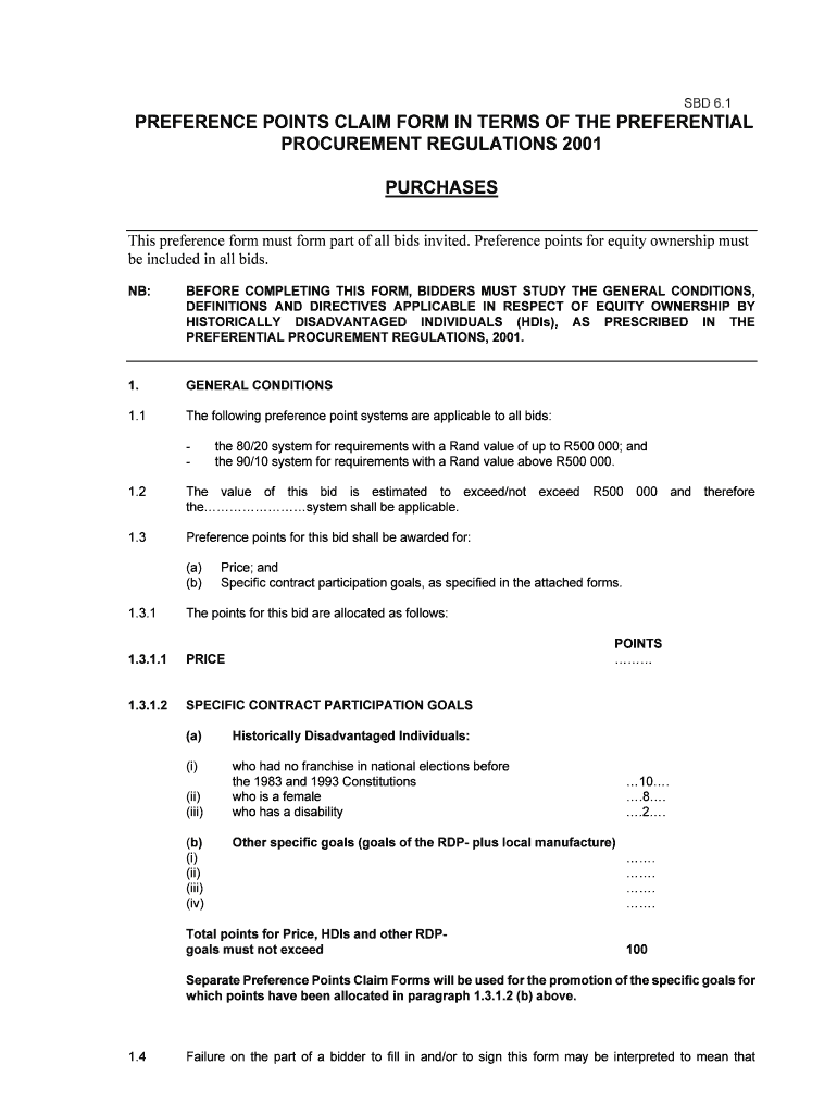 Fillable Online Preference Points Claim Form Fax Email Print - pdfFiller