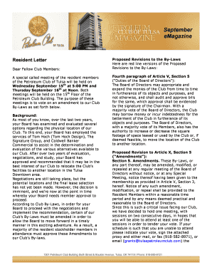 Fillable Online Resident Letter Fax Email Print - pdfFiller