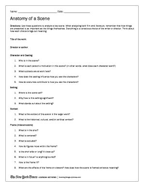 Fillable Online Anatomy of a Scene Anatomy of a Scene Fax Email Print ...