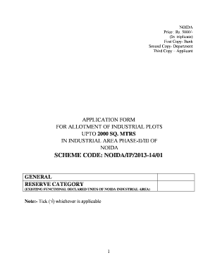 Fillable Online scheme code noidaip2013 1401 form Fax Email Print ...