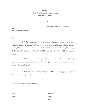 Fillable Online when retire what about the vat forms Fax Email Print ...