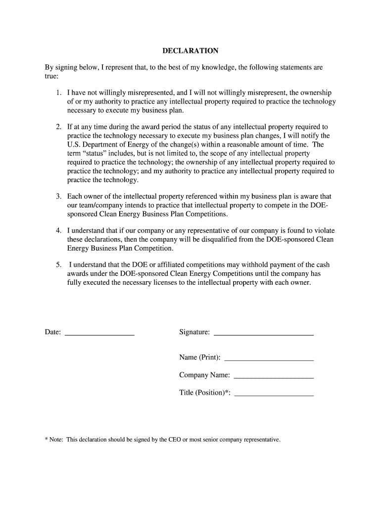 Fillable Online mtech umd IP Declaration Form Fax Email Print - pdfFiller