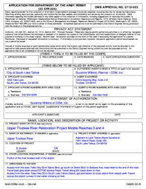 Fillable Online 199 244 134 ENG 4345 - Application for Department of ...