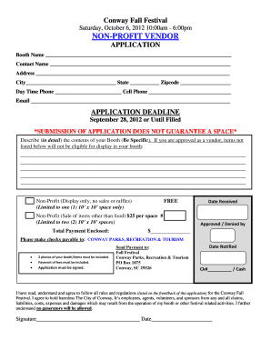 Fillable Online NONPROFIT VENDOR Fax Email Print - pdfFiller