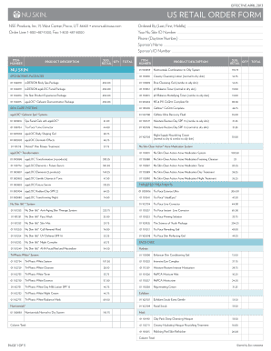 Fillable Online otg US RETAIL ORDER FORM - otg Fax Email Print - pdfFiller