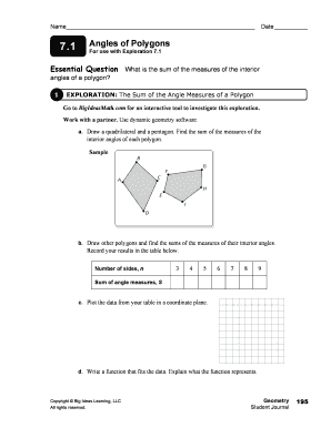 Fillable Online Angles of Polygons Fax Email Print - pdfFiller