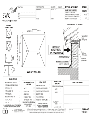 Fillable Online swctradeframes co BFORMb-b107b - SWC Trade Frames ...