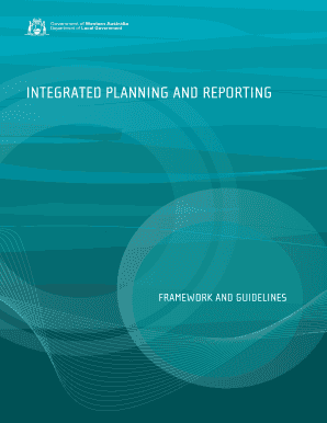 Fillable Online Integrated Planning and Reporting Framework and ...