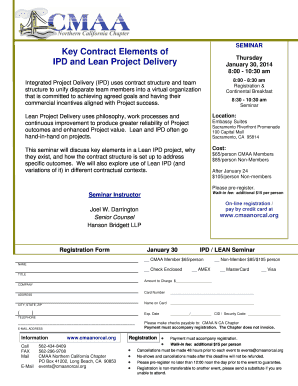 Fillable Online cmaanorcal SEMINAR Key Contract Elements of IPD and ...