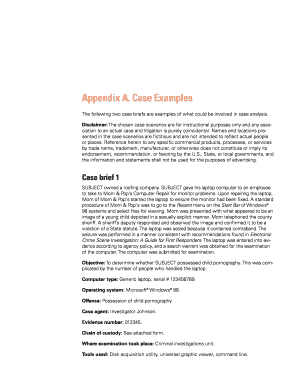 Fillable Online Case Examples Fax Email Print - pdfFiller