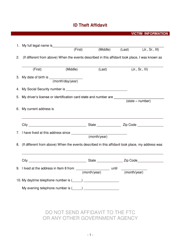 Fillable Online Forms - CLC ID Protect Fax Email Print - pdfFiller