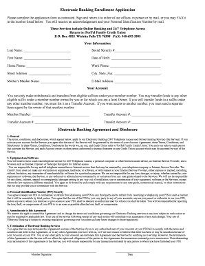 Fillable Online E-Services Enrollment Application Fax Email Print ...